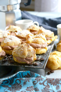 Miniature Mocha Cream Puffs | Ciao Chow Bambina