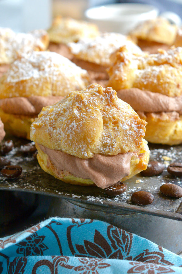 Miniature Mocha Cream Puffs | Ciao Chow Bambina