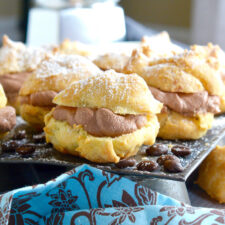 Miniature Mocha Cream Puffs | Ciao Chow Bambina